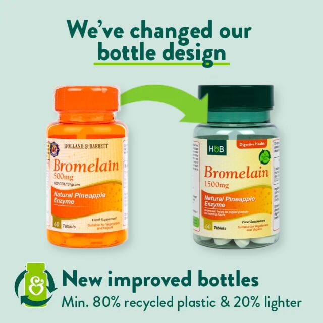 Holland & Barrett Bromelain 60 Tablets